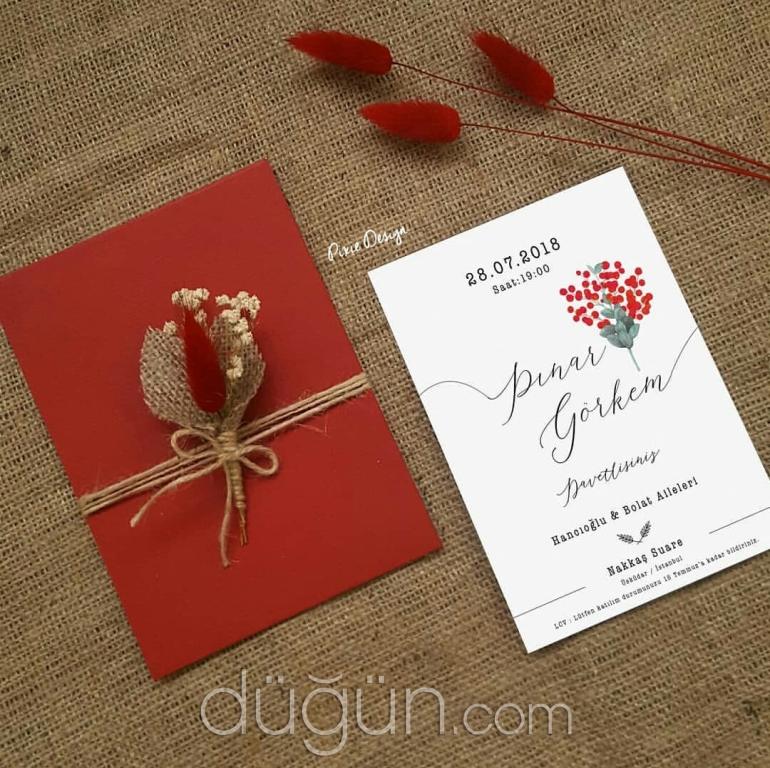 Pixie Design - Düğün Davetiyesi İstanbul