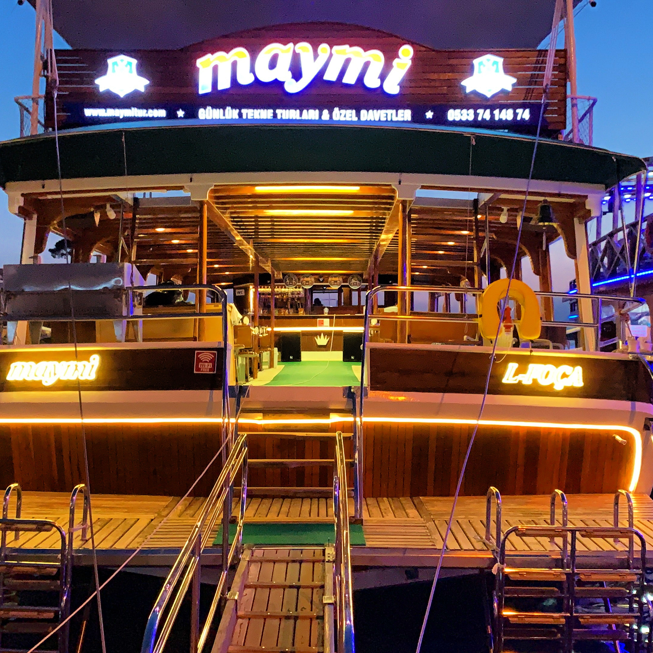 Maymi Tur Fiyatları - Tekne Düğünü İzmir